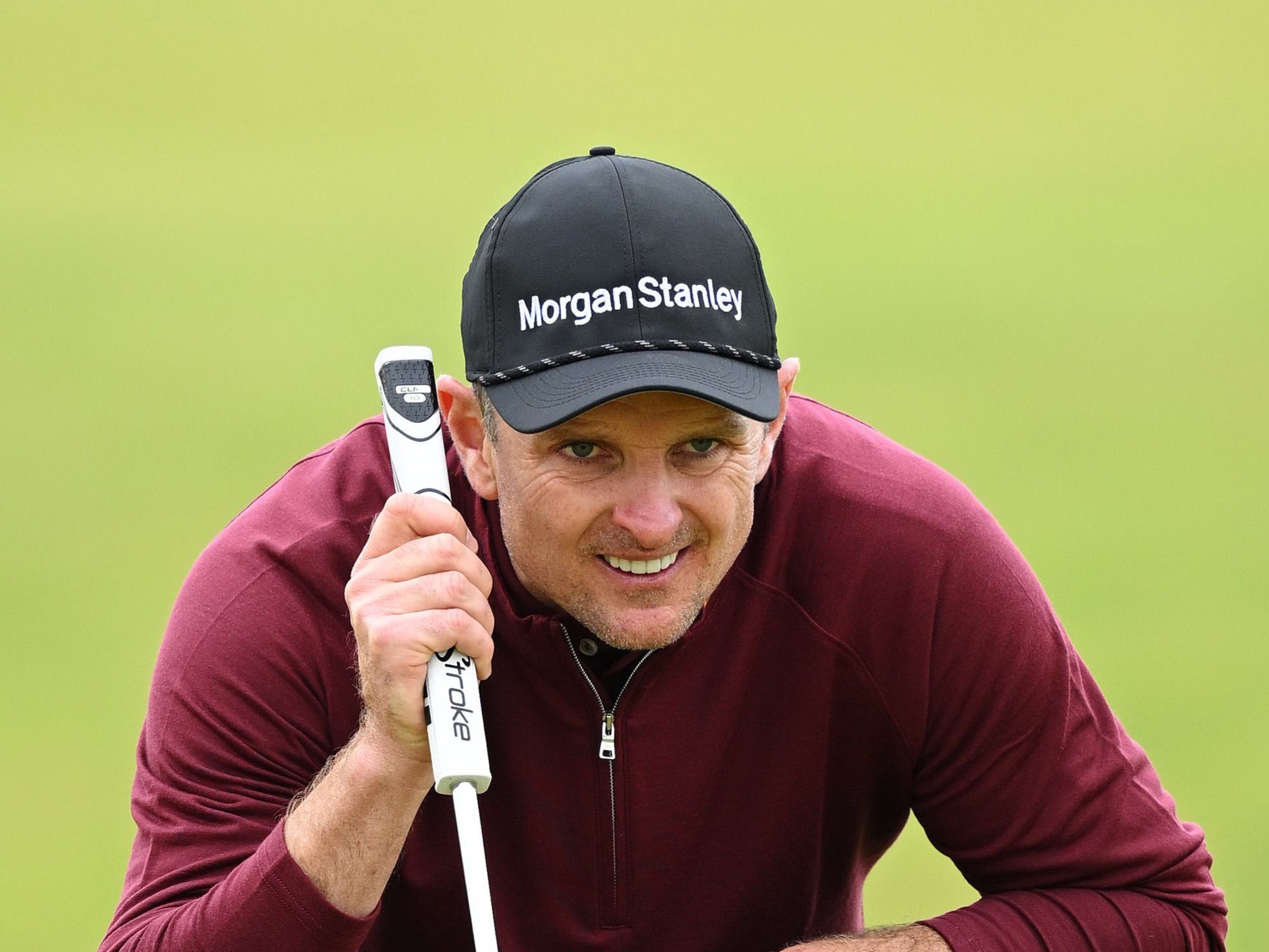 Justin Rose getting prepared